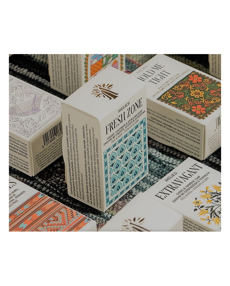 Get into the FRESH ZONE with our cucumber and yogurt cold process soap